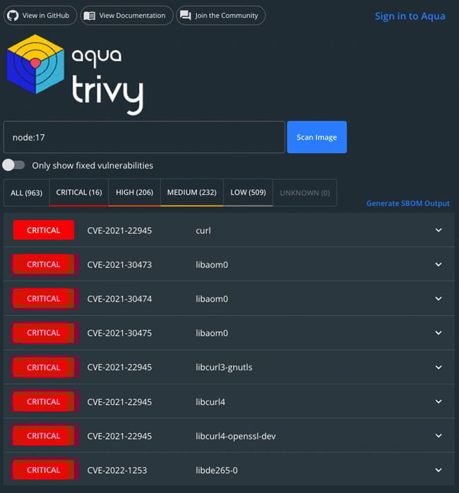 Unlimited Container Image Scanning in Docker Desktop with Trivy Unlimited Container Image Scanning in Docker Desktop with Trivy